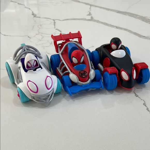 Marvel | Toys | Spidey His Amazing Friends Webbed Wheelies 3 Pack Cars ...